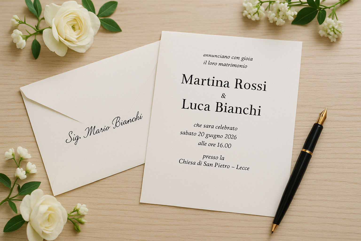 Cosa Scrivere sulle Partecipazioni di Matrimonio: Guida Completa ...